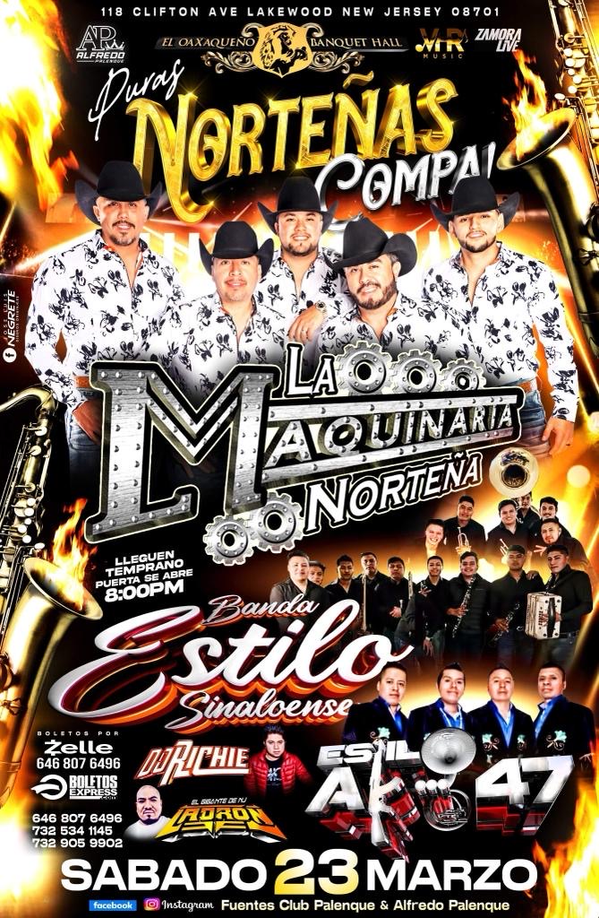 LA MAQUINA NORTEÑA | BANDA ESTILO SINALOENSE Tickets - BoletosExpress