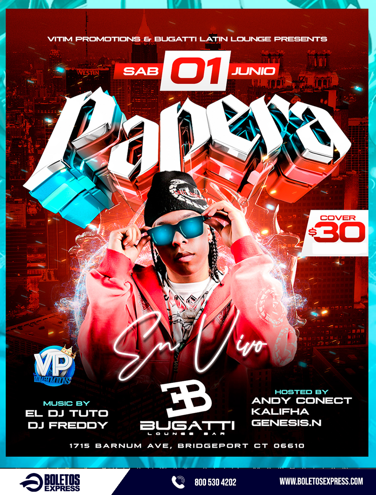 PAPERA EN VIVO Tickets - BoletosExpress