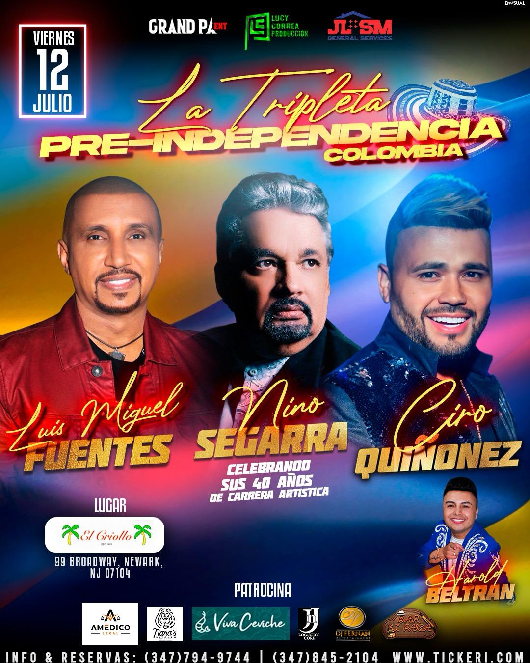 LUIS MIGUEL FUENTES, NINO SEGARRA Y CIRO QUIÑONEZ!!! LA TRIPLETA PRE ...