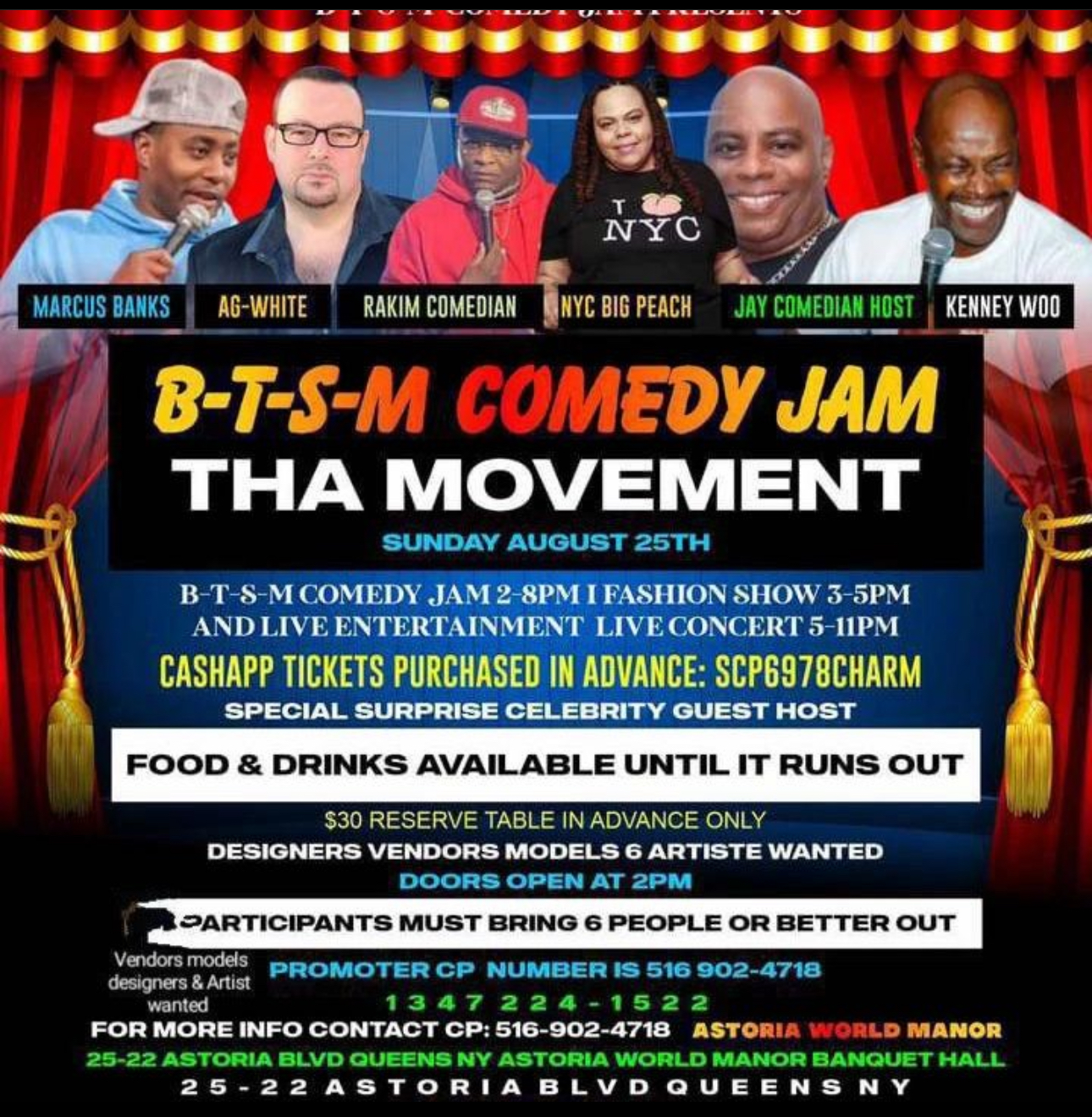 B-T-S-M Comedy Jam Tickets - BoletosExpress