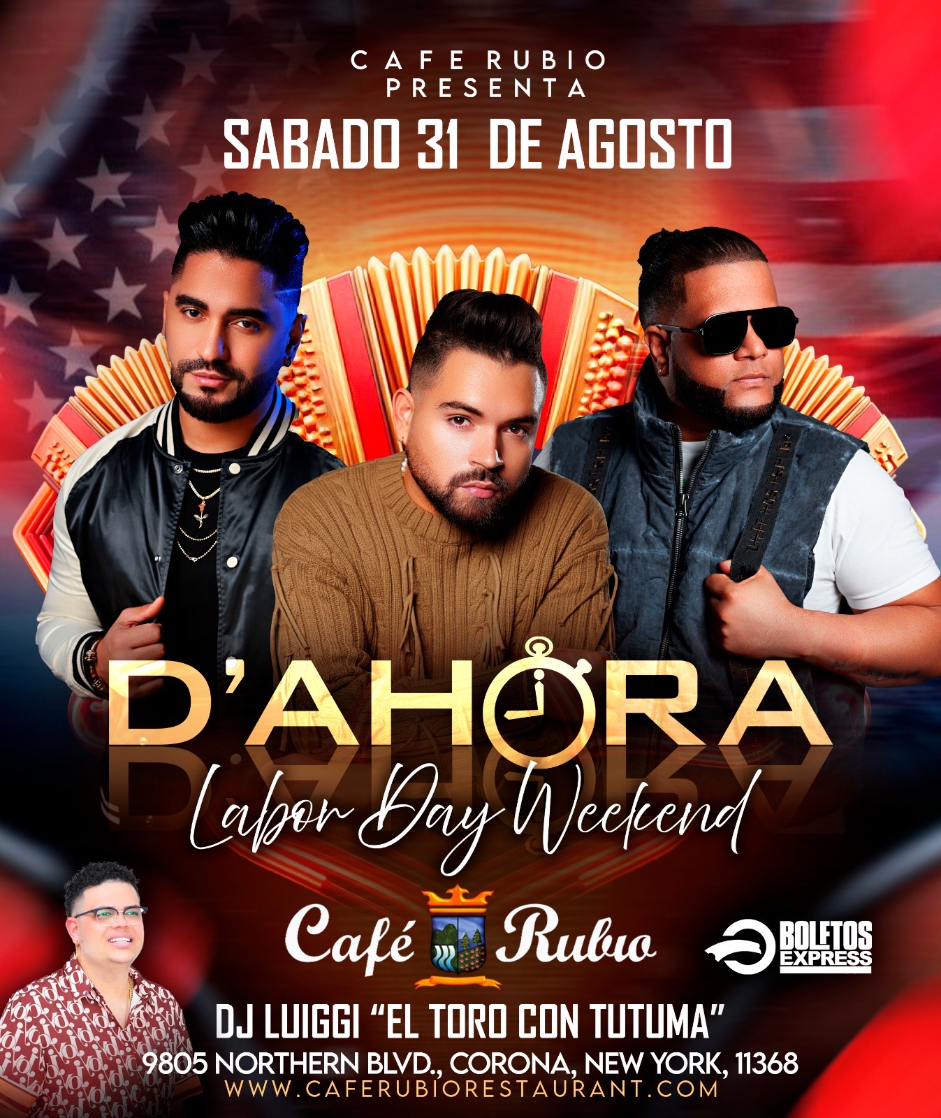 EL GRUPO DE AHORA EN CAFE RUBIO Tickets - BoletosExpress