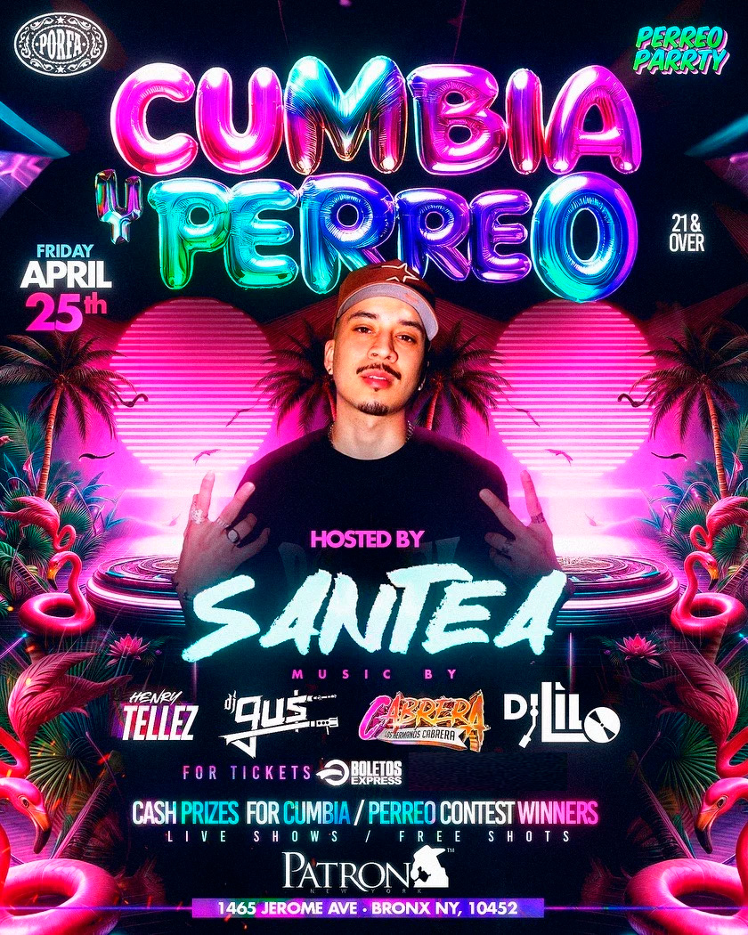 Perreo Parrty Presents: Cumbia Vs. Perreo Ft. Santea Tickets ...